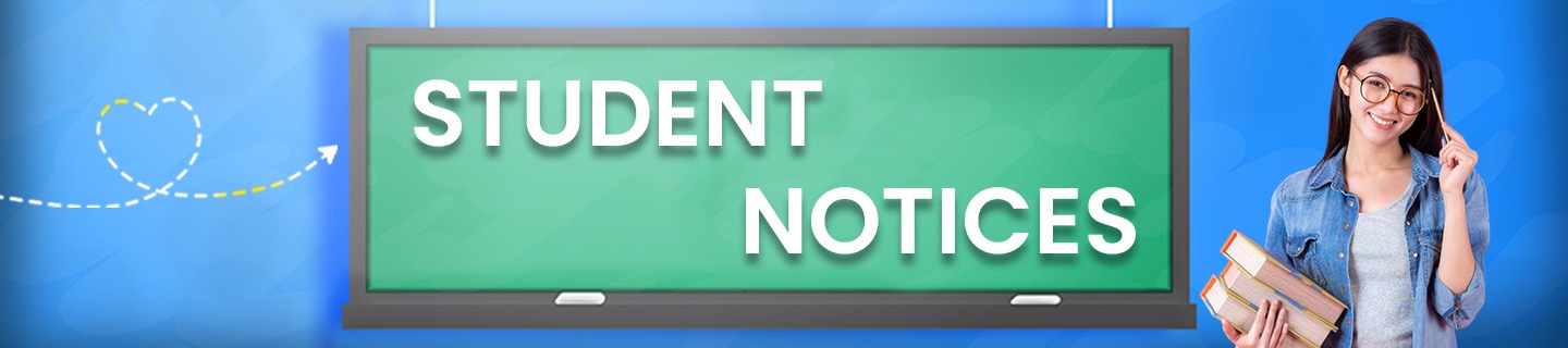 Student Notices- Saroj Educational Group